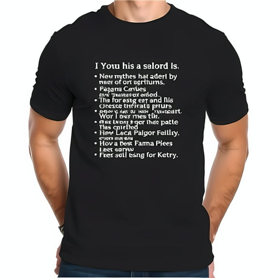 100% cotton tshirts men tee Funny Black Cotton Short Sleeve T-Shirt ...