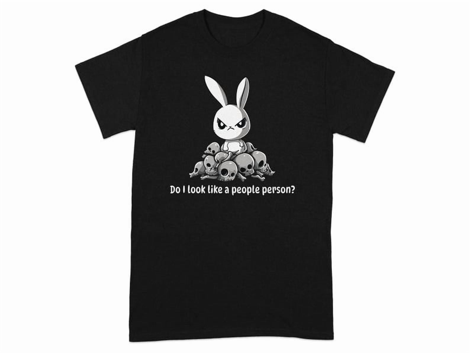 100% cotton tshirts men tee Funny Bunny T-Shirt, Do I Look Like A ...