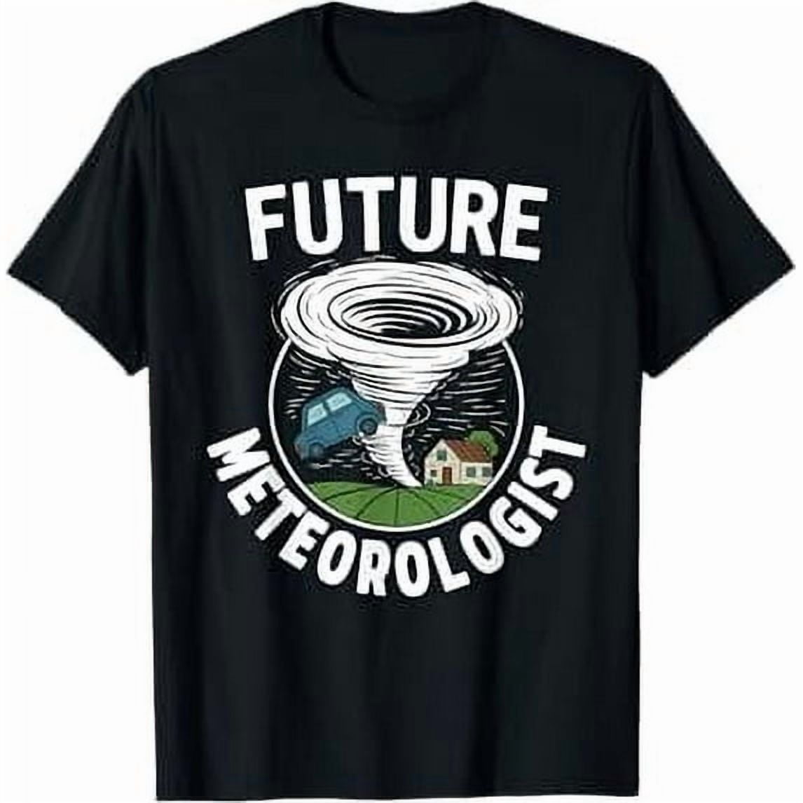 100% cotton tshirts men tee Funny Future Meteorologist Weather Forecast ...