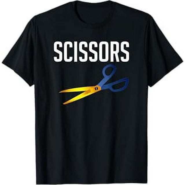 100% cotton tshirts men tee Funny Matching Rock Paper Scissors ...