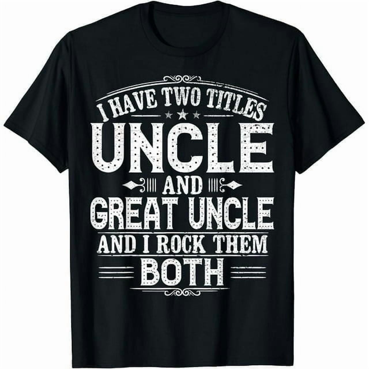 100% cotton tshirts men tee Gift for New Great Uncle - Uncles Great ...