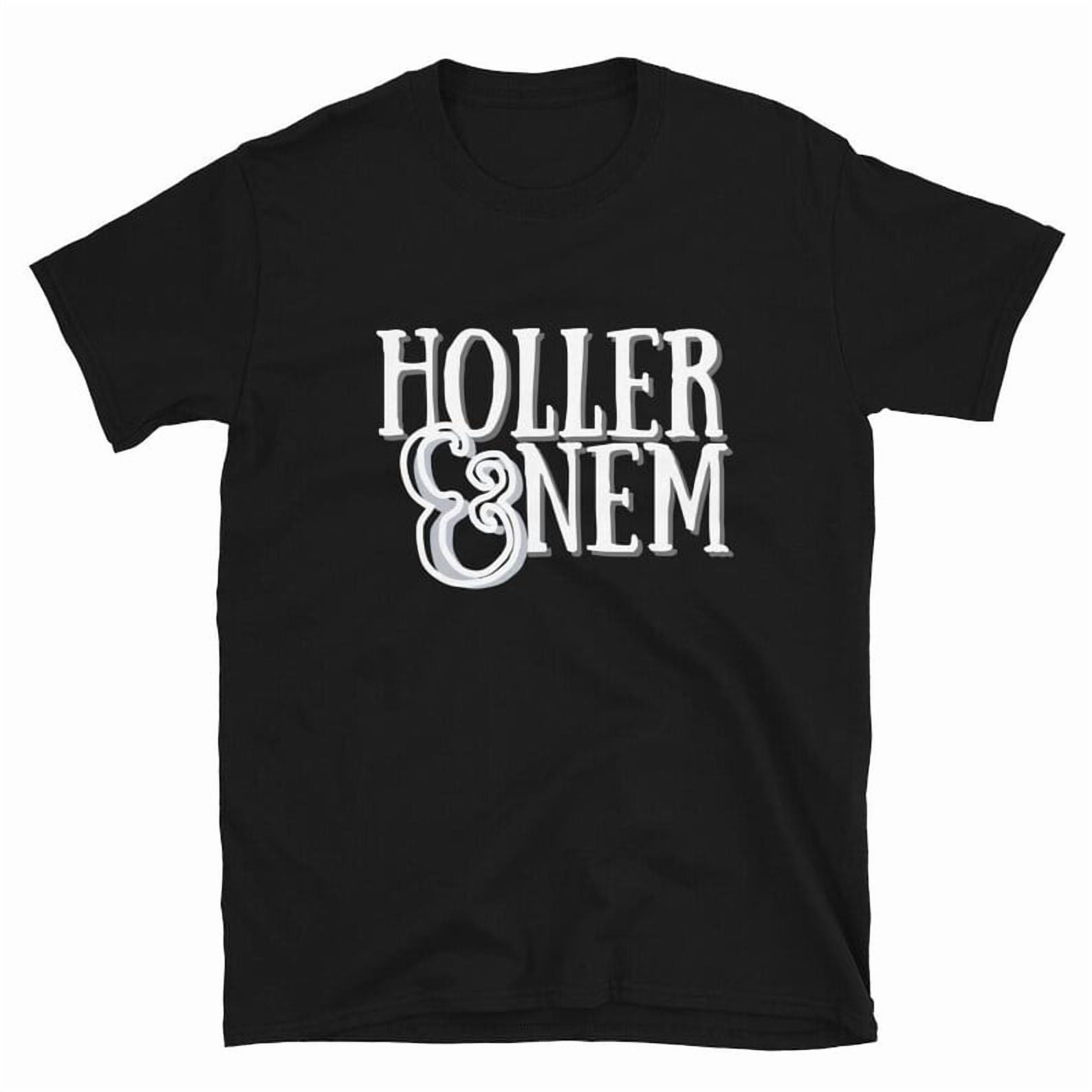 100% cotton tshirts men tee Holler & Nem (white font) | Unisex T-Shirt ...