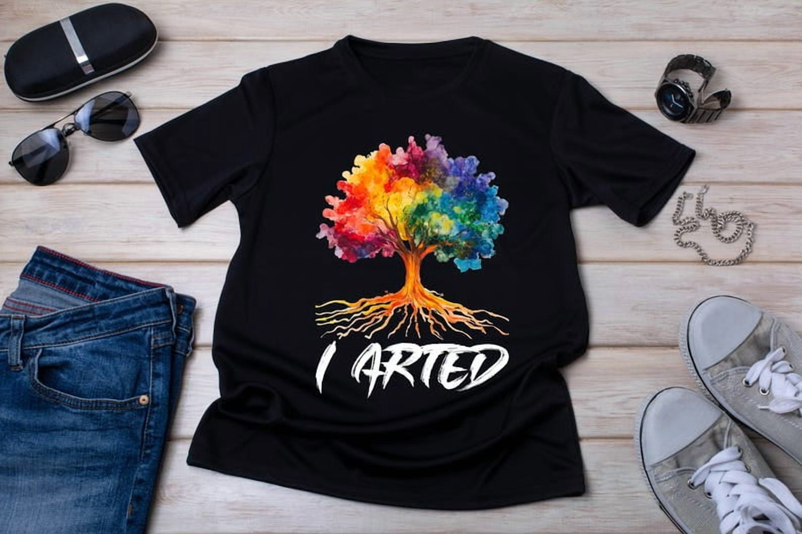 100% cotton tshirts men tee I Arted Shirt, Art Shirt, Artist T-Shirt ...