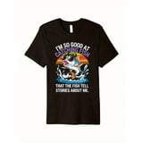 100% cotton tshirts men tee I'm So Good At Catching Fish That The Fish ...