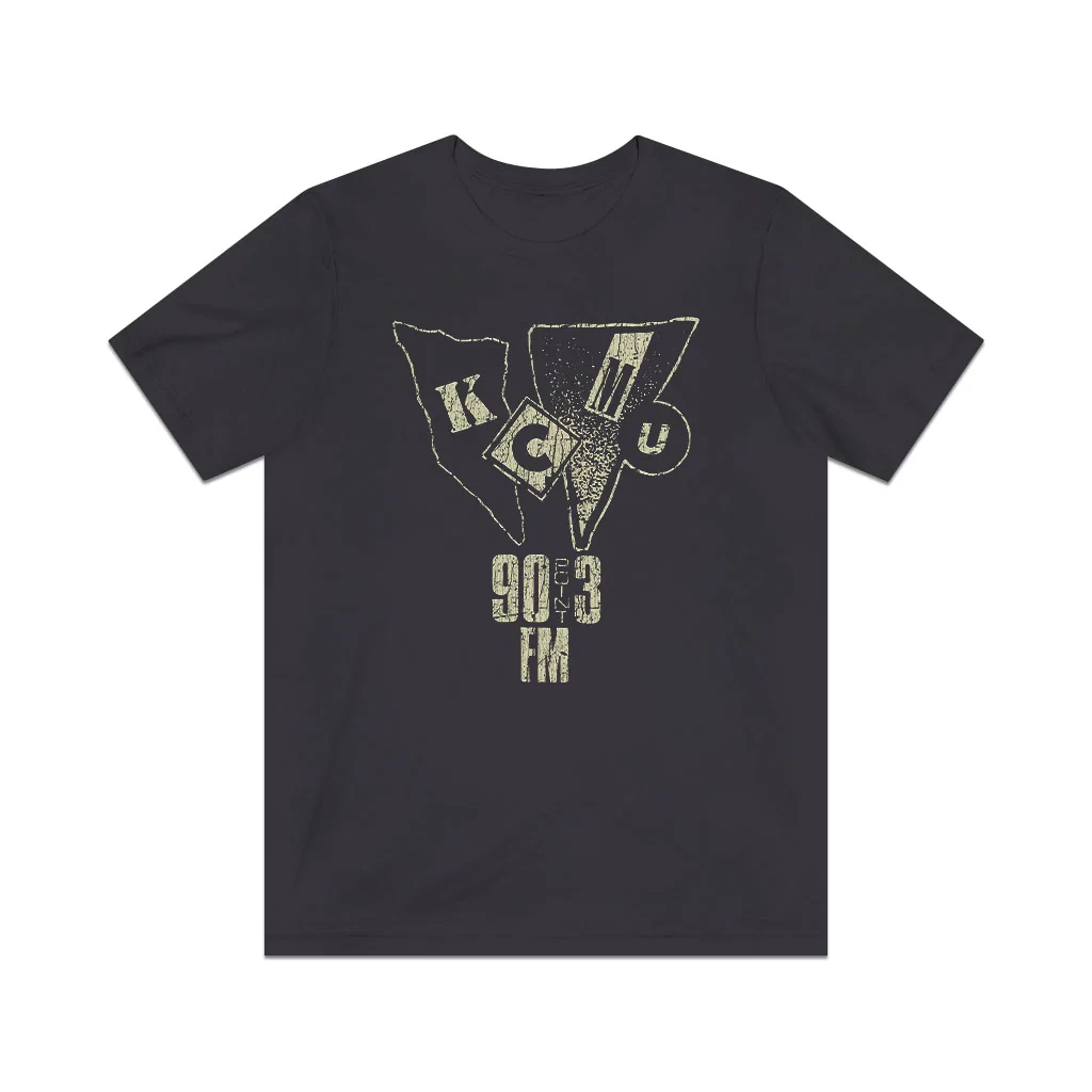 100% cotton tshirts men tee KCMU 90.3 FM Seattle 1972 Vintage Men's T ...