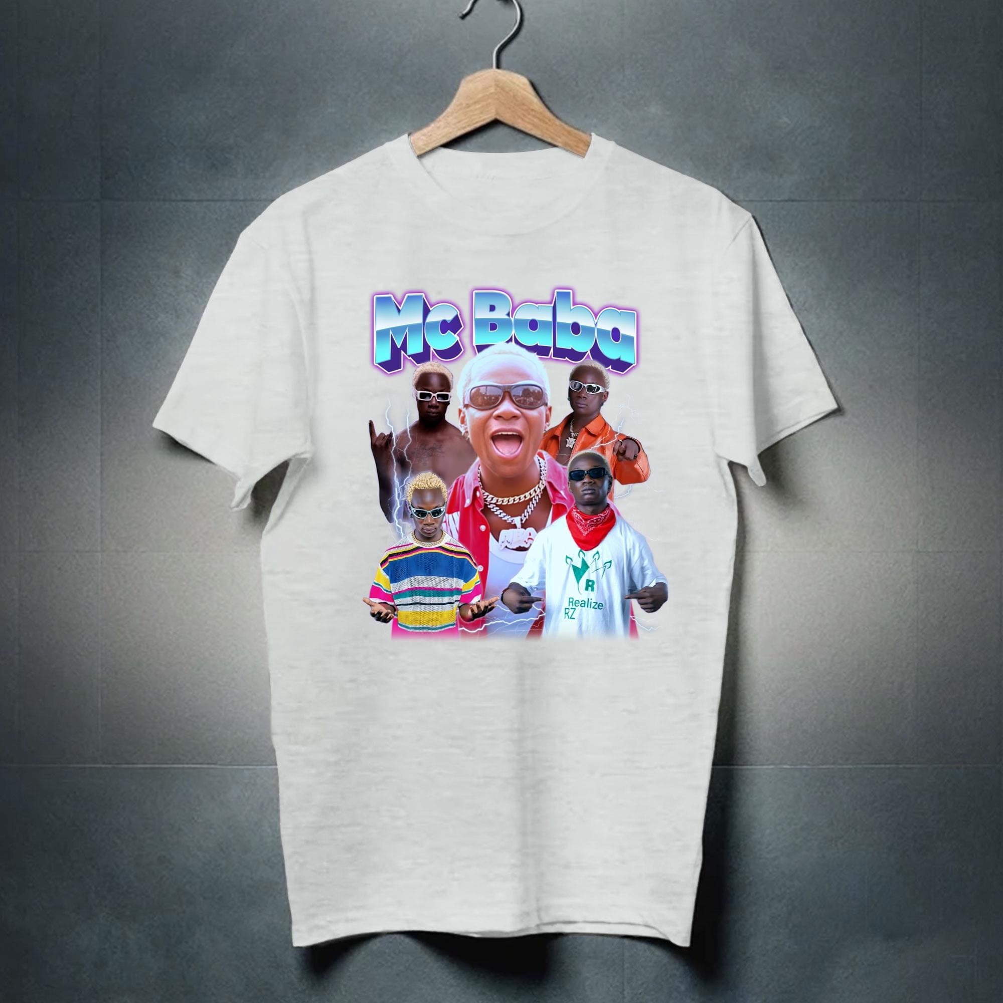 100% cotton tshirts men tee MC BABA SHIRT, Deaf Rapper Mc Baba Shirt ...