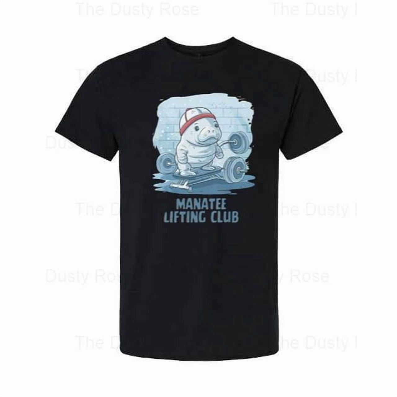 100% cotton tshirts men tee Manatee Gym T-Shirt Funny Ocean Animal ...