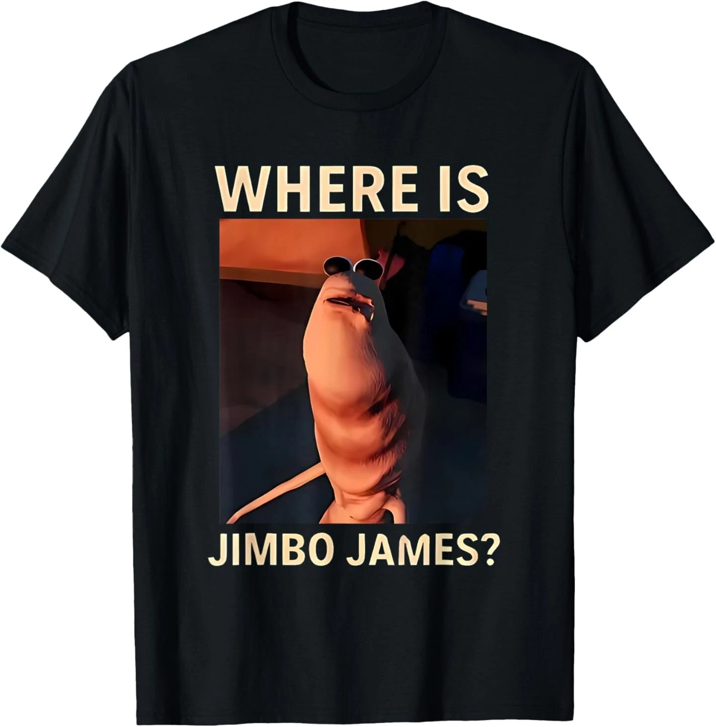 100% cotton tshirts men tee Marcus the Worm Where Is Jimbo James Funny Meme T-Shirt - Walmart.com