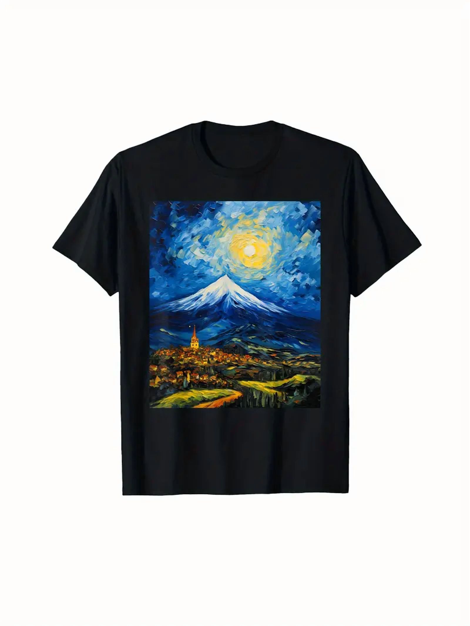 100% cotton tshirts men tee Men's Casual Short Sleeve T-Shirt - Black ...
