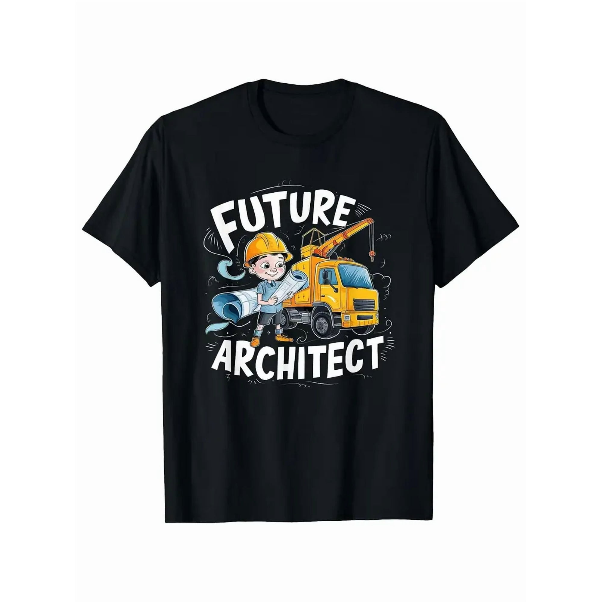 100% cotton tshirts men tee Men's Funny Future Architect Graphic T ...
