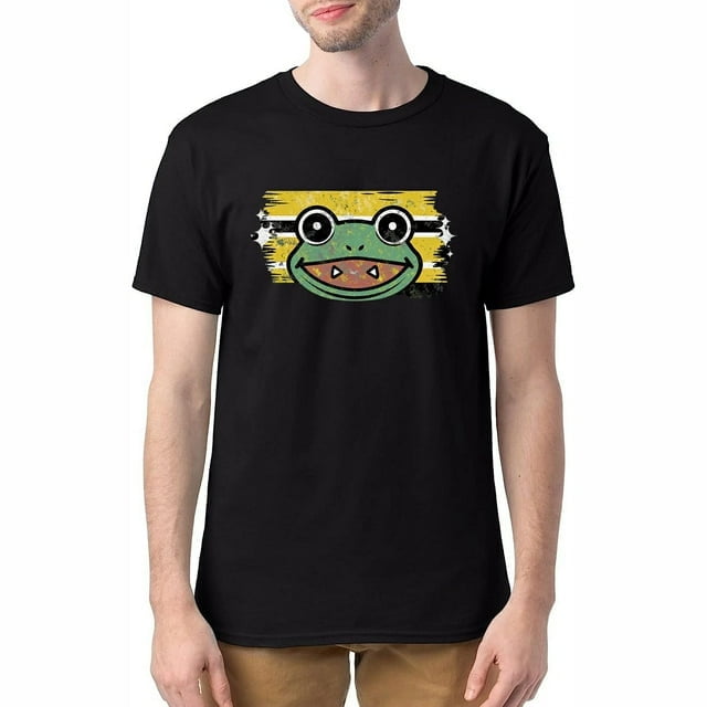 100% cotton tshirts men tee Mens Cottagecore Frog Round Neck Shirts ...
