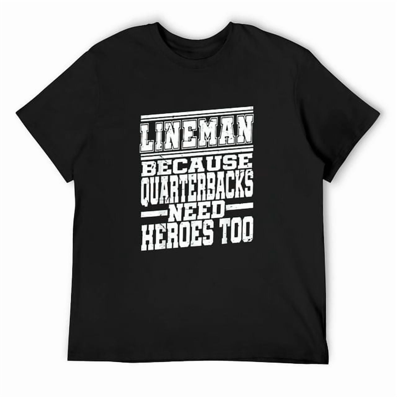 100% cotton tshirts men tee Mens Football Player Offensive Lineman O ...