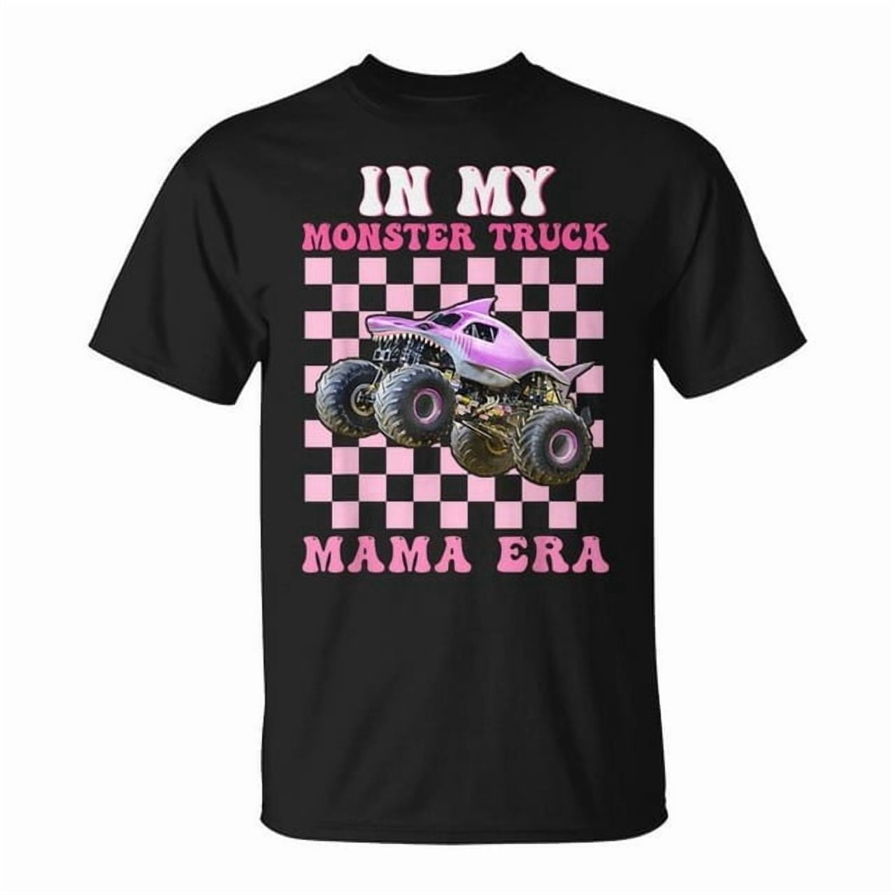 100% cotton tshirts men tee In My Monster Truck Mama Era Monster Trucks ...