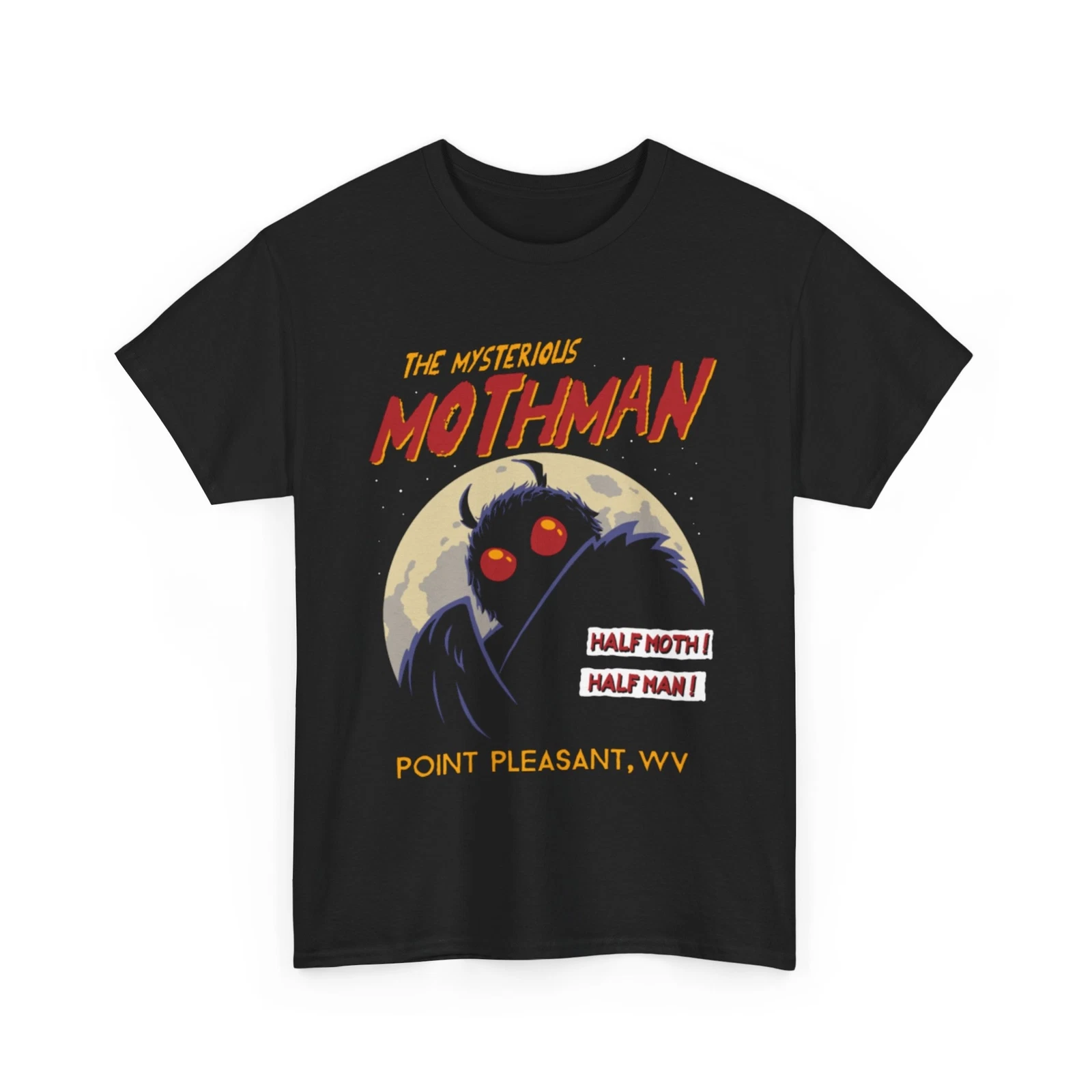 100% cotton tshirts men tee Mothman T Shirt | Shirt Moth man | Shirt ...