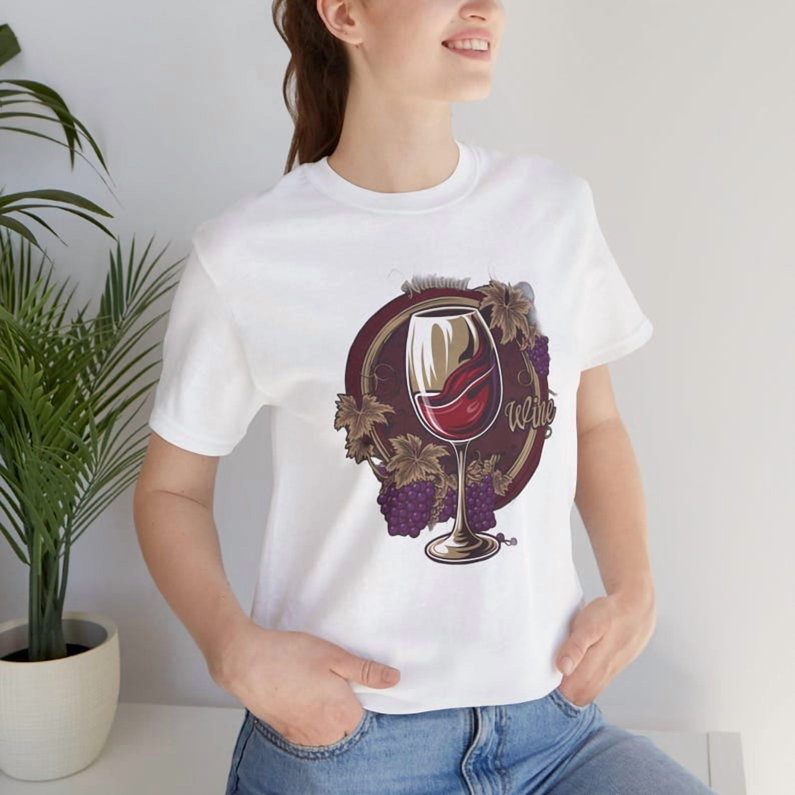 100% cotton tshirts men tee National Wine Day T-Shirt - Elegant Red ...