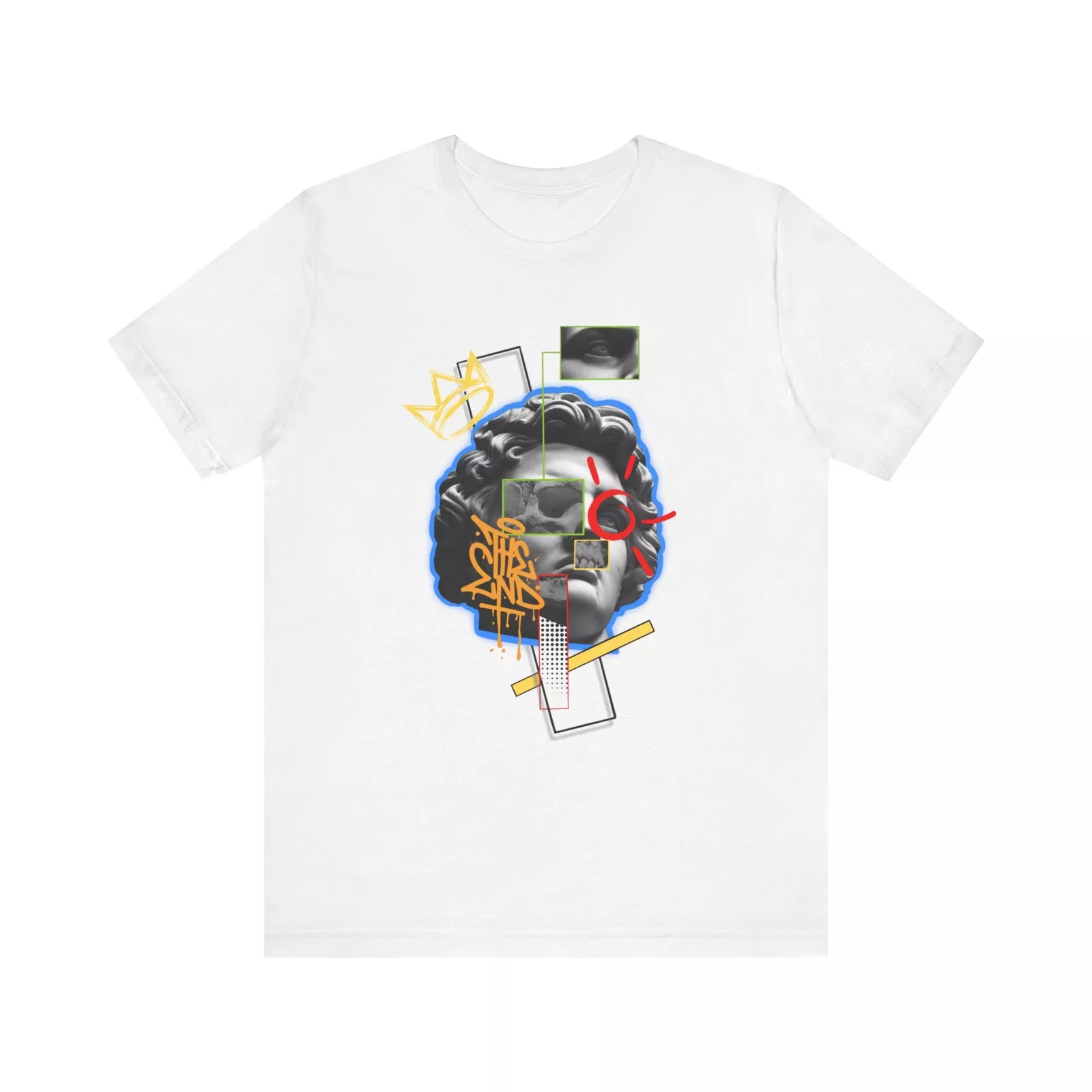 100% cotton tshirts men tee Neo-Classical Graffiti T-Shirt - Urban ...