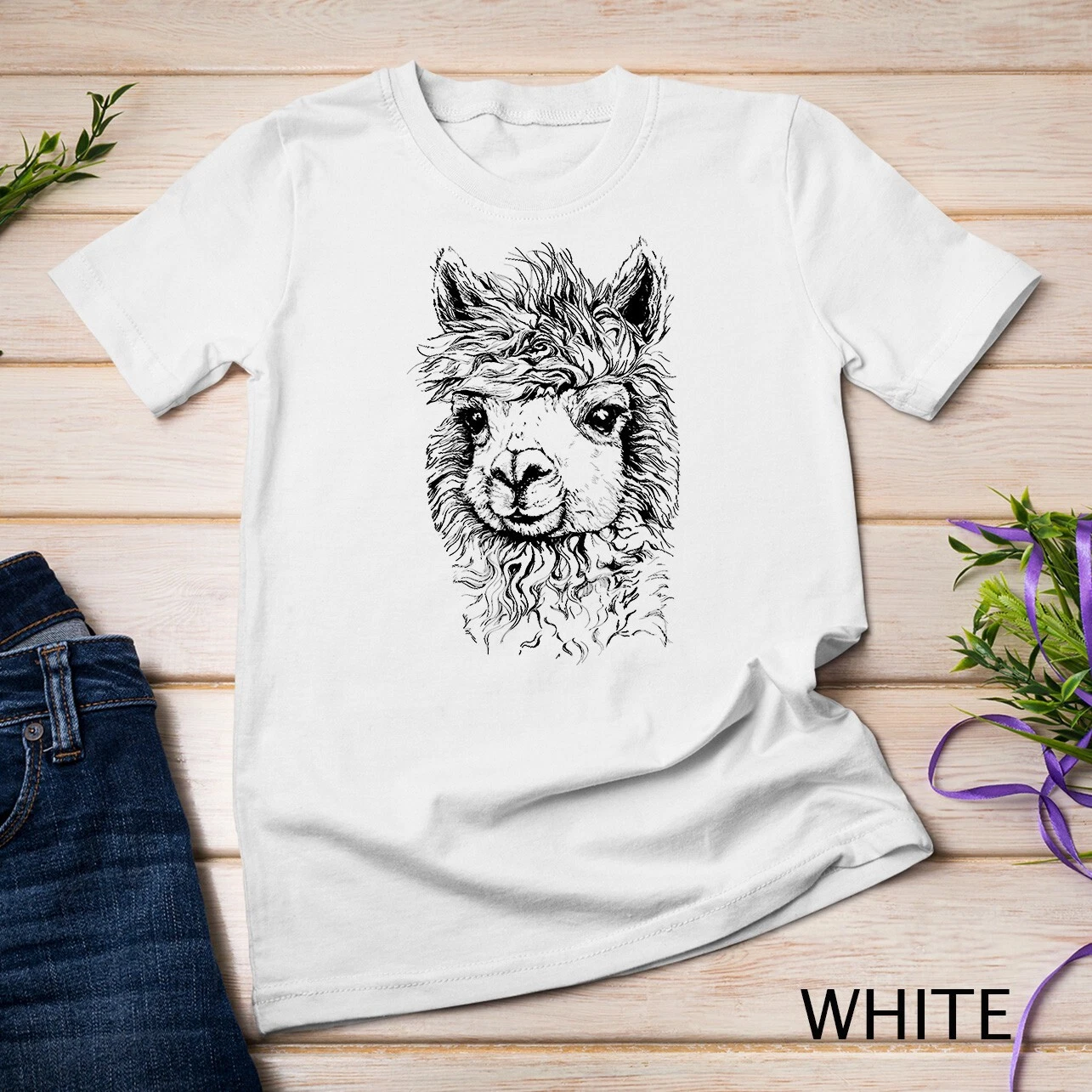 100% cotton tshirts men tee No Prob Llama T-Shirt Funny Gift No Drama ...