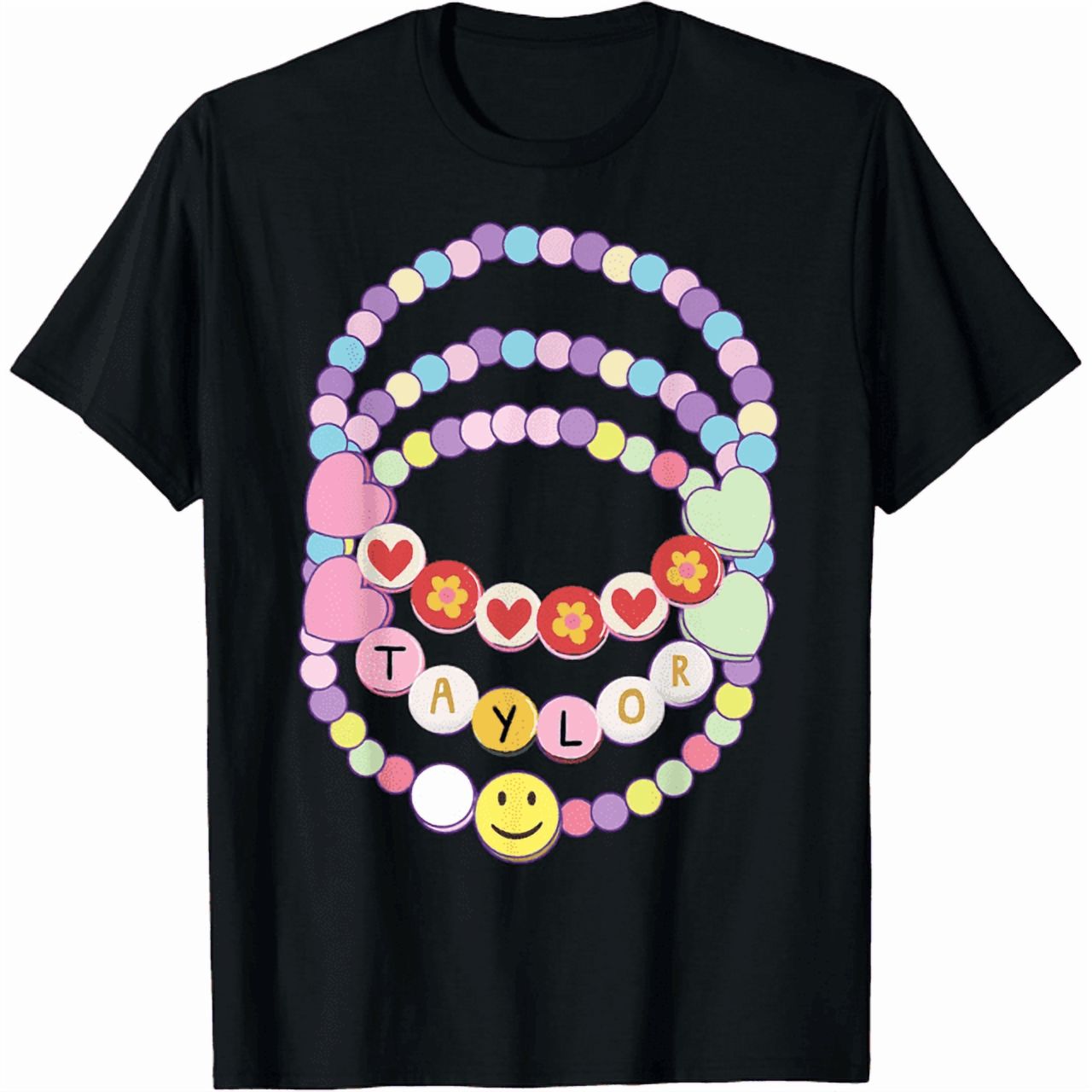 Retro T@YLOR Friendship Bracelet T-Shirt - Walmart.com