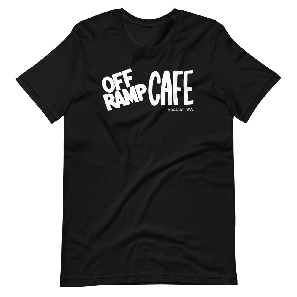 100% cotton tshirts men tee OFF RAMP CAFE Seattle Washington Tee Shirt ...