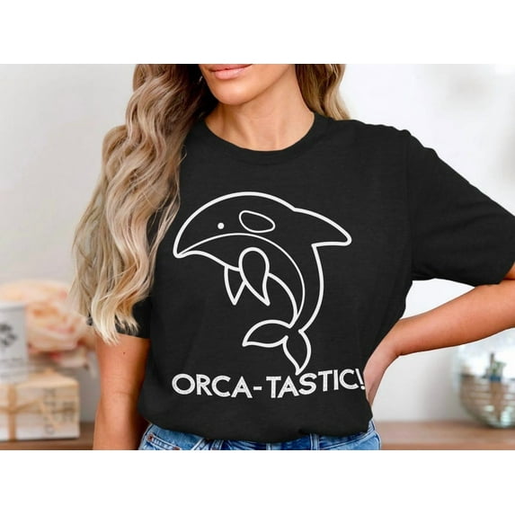 100% cotton tshirts men tee Orca Marine Animal Ocean Apparel T-Shirt ...