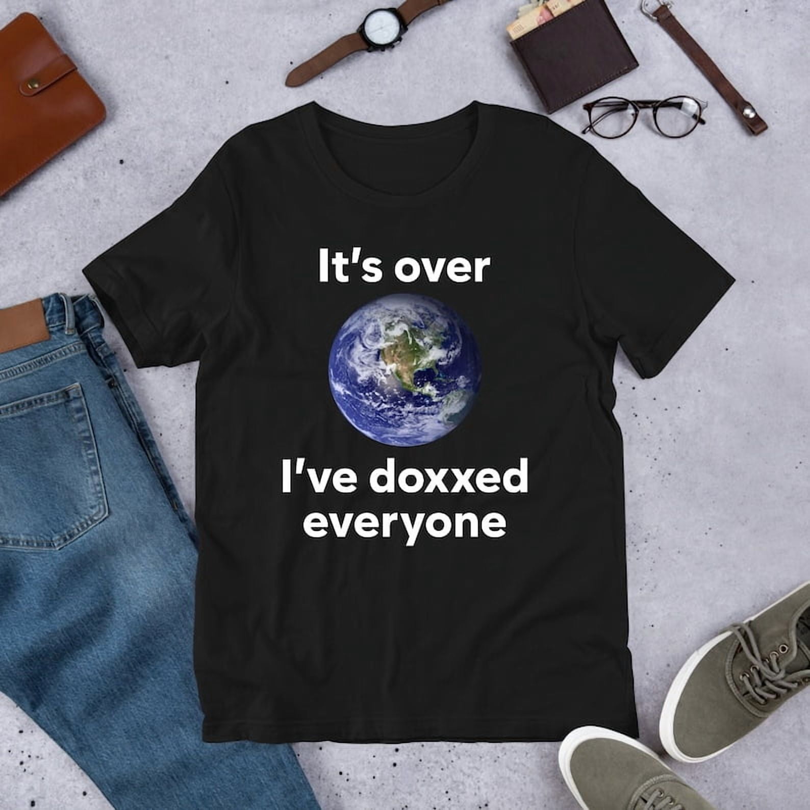 100% cotton tshirts men tee It's Over, Cursed Meme, Funny Meme Shirt ...