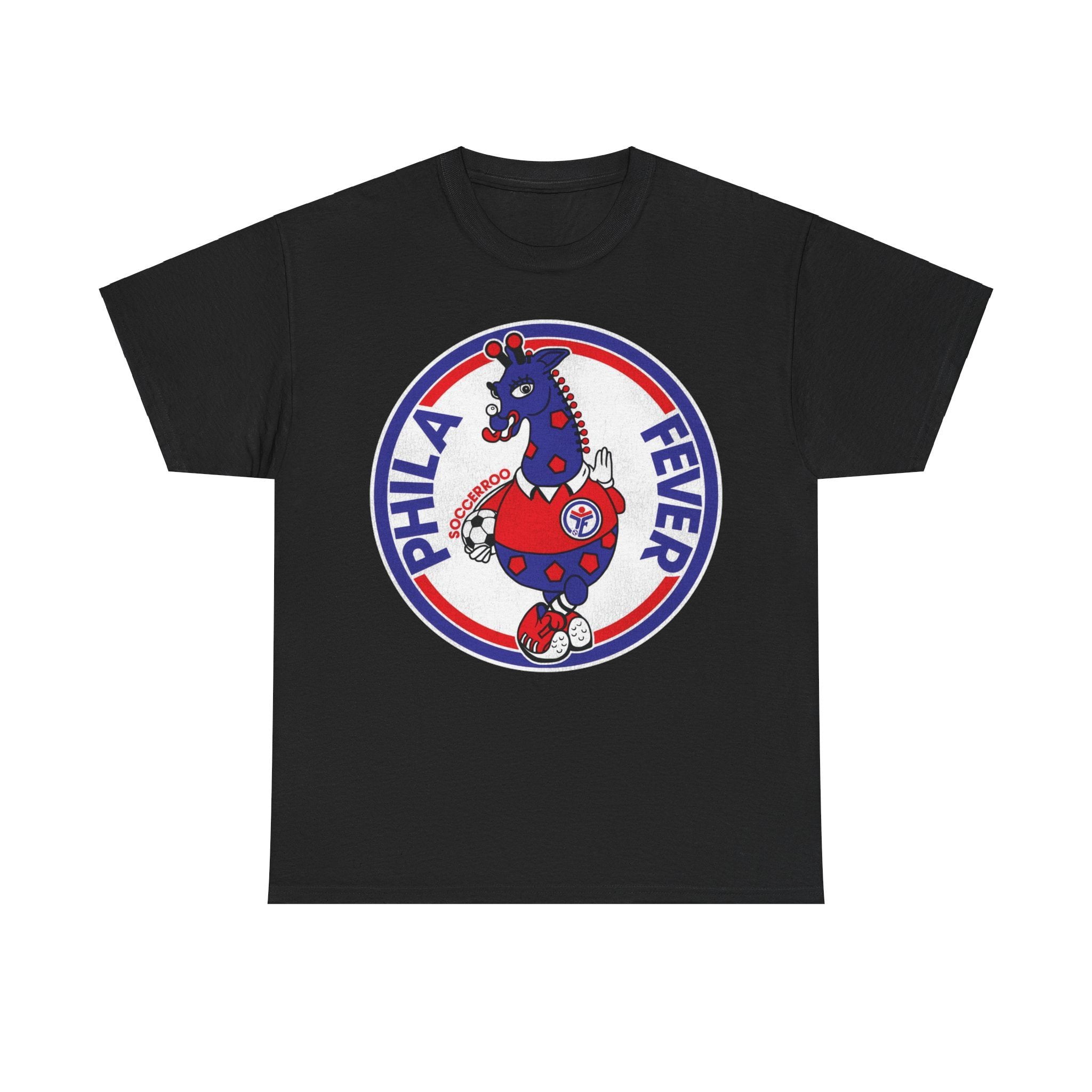 100% cotton tshirts men tee Philadelphia Fever Soccer Mascot Retro ...
