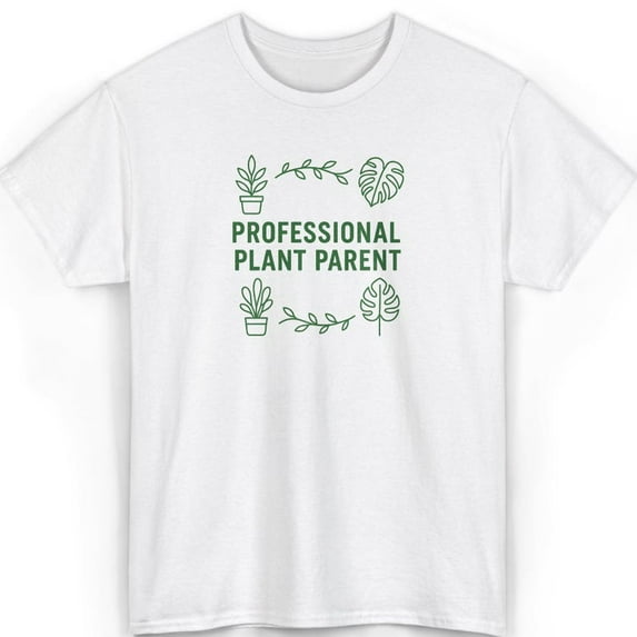 100% cotton tshirts men tee Plant Parent T-Shirt, Minimal Botanical ...