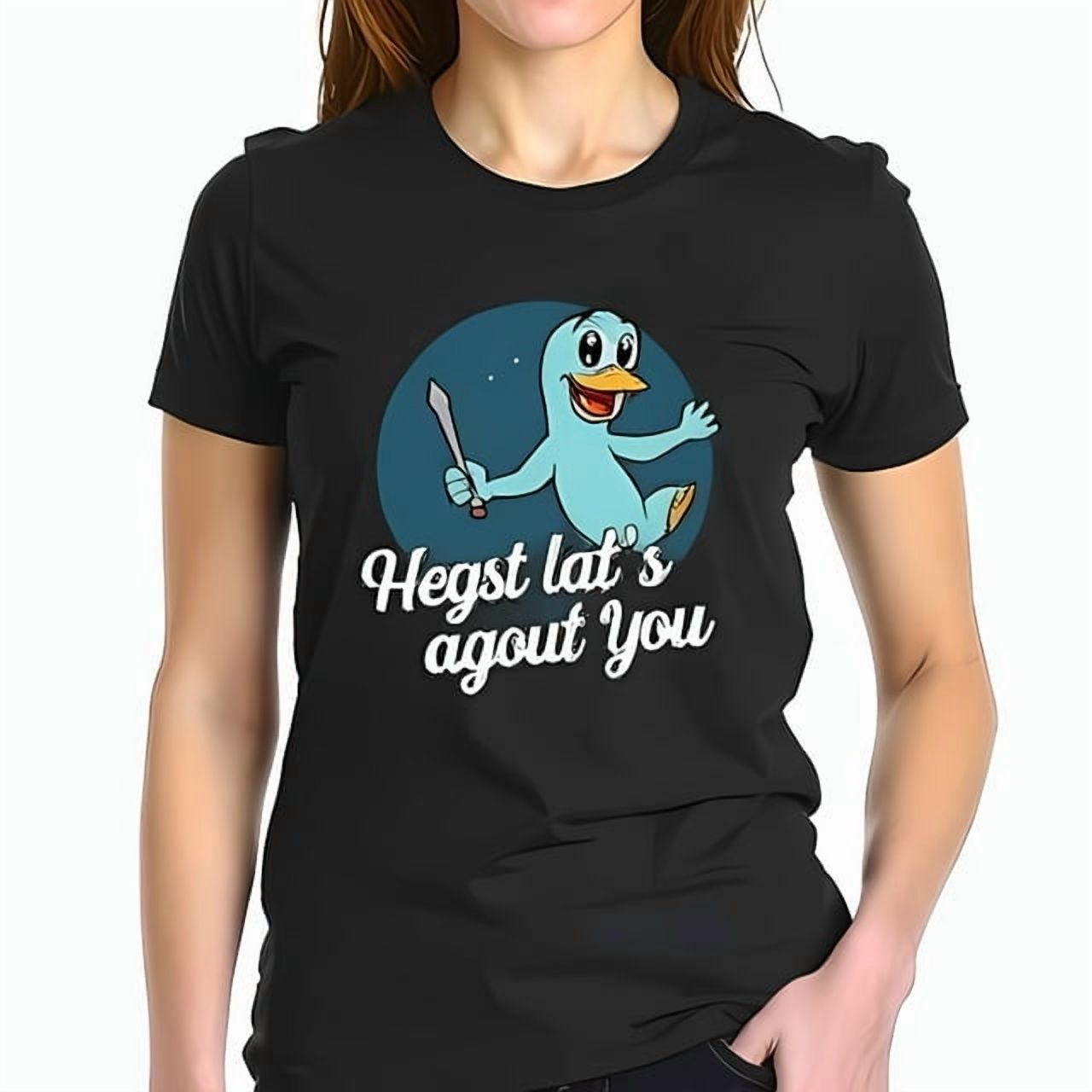 100% cotton tshirts men tee Playful Cartoon Character Cotton Short ...