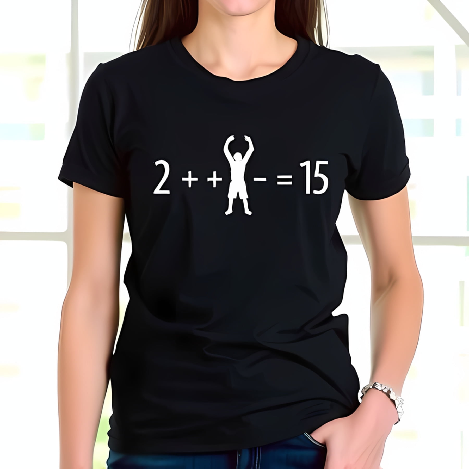 100% cotton tshirts men tee Playful Math Equation Cotton Short Sleeve T ...