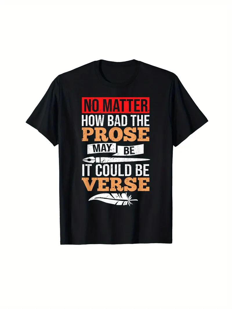 100% cotton tshirts men tee Poet Outfit Poetry Author Poetry Writer ...