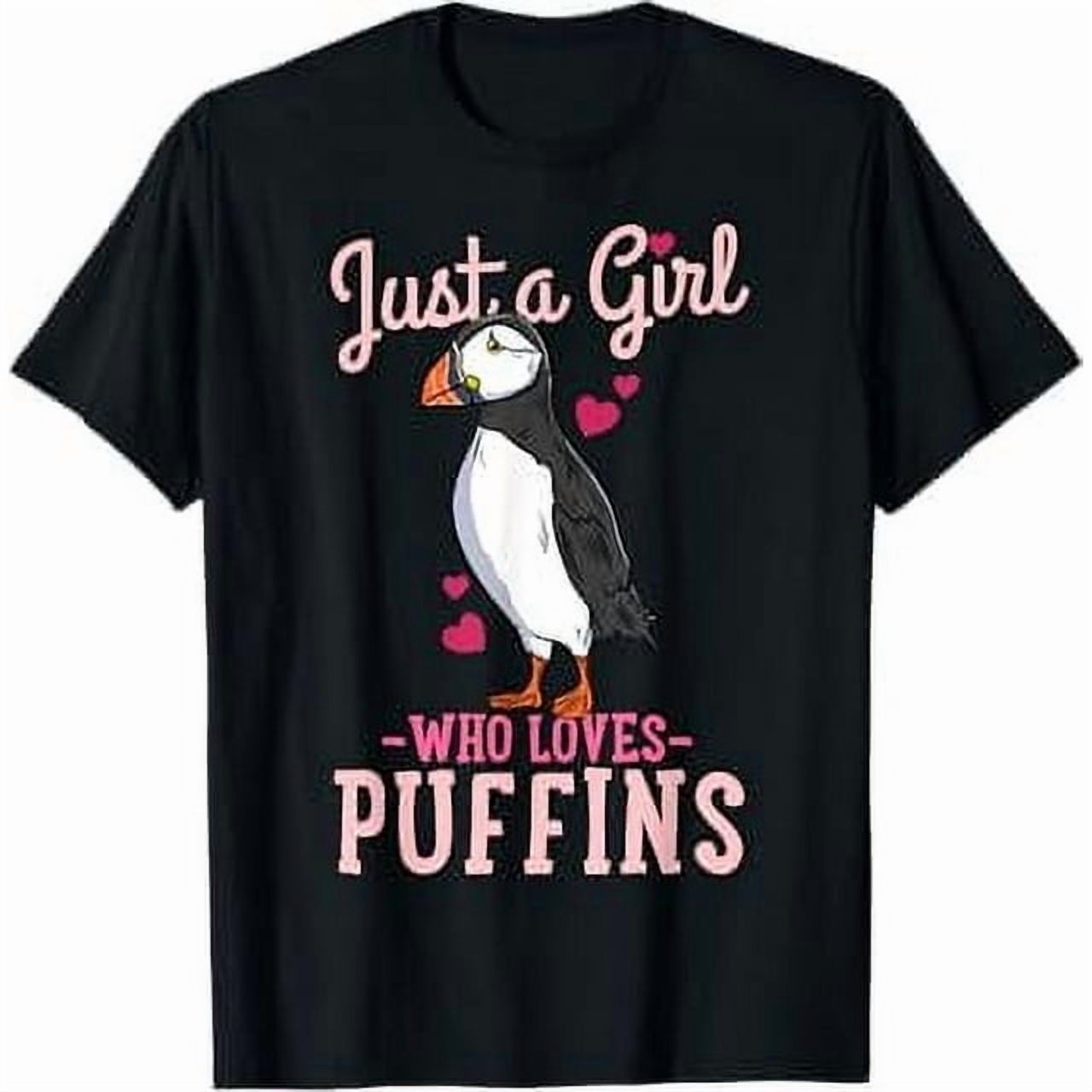 100% cotton tshirts men tee Puffin Iceland Just a Girl Who Loves ...