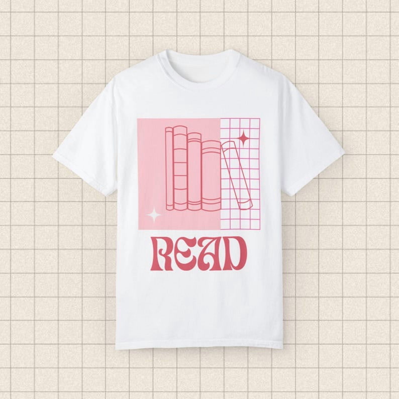 100% cotton tshirts men tee Reading T-Shirt, Read, Read More, Aesthetic ...