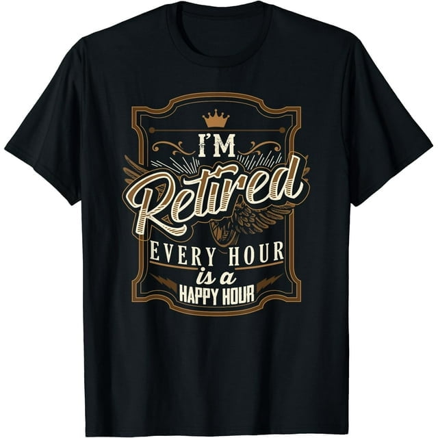 100% cotton tshirts men tee Retirement Gifts for Men Funny I'm Retired ...