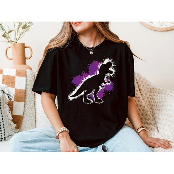 100% cotton tshirts men tee Roaring T-Rex Shirt, Dinosaur Graphic Tee ...