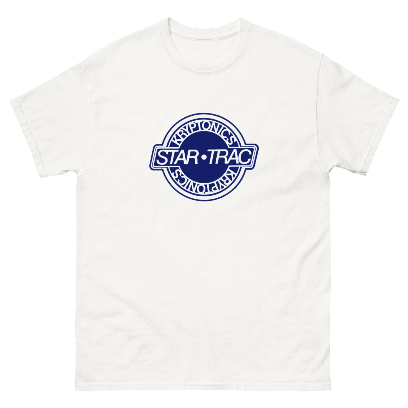 100% cotton tshirts men tee STAR TRAC KRYPTONICS SKATE RETRO 90S ...