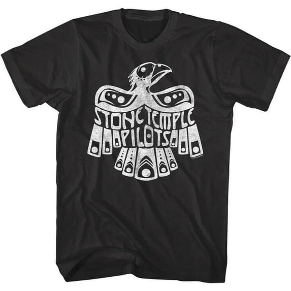 100% cotton tshirts men tee STONE TEMPLE PILOTS Shirt Aztec Eagle Merch ...
