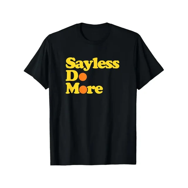 100% cotton tshirts men tee Say Less Do More Men’s Motivational T-Shirt ...