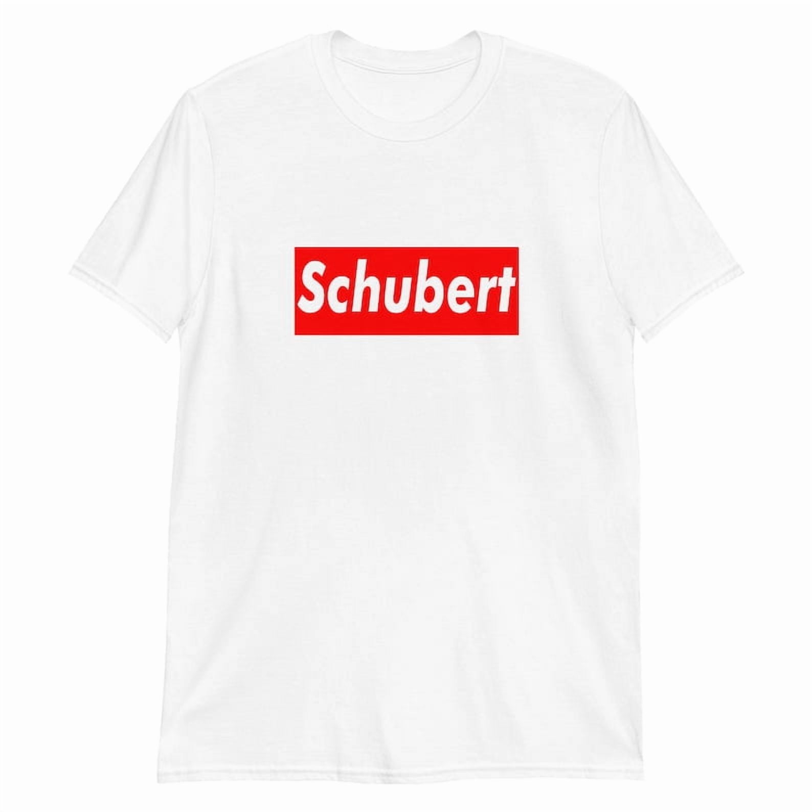100% cotton tshirts men tee Schubert Supreme T-Shirt, Classical Music ...