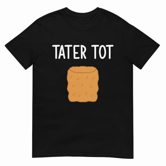 100% cotton tshirts men tee Simple Tater Tot Cartoon Design T-Shirt ...