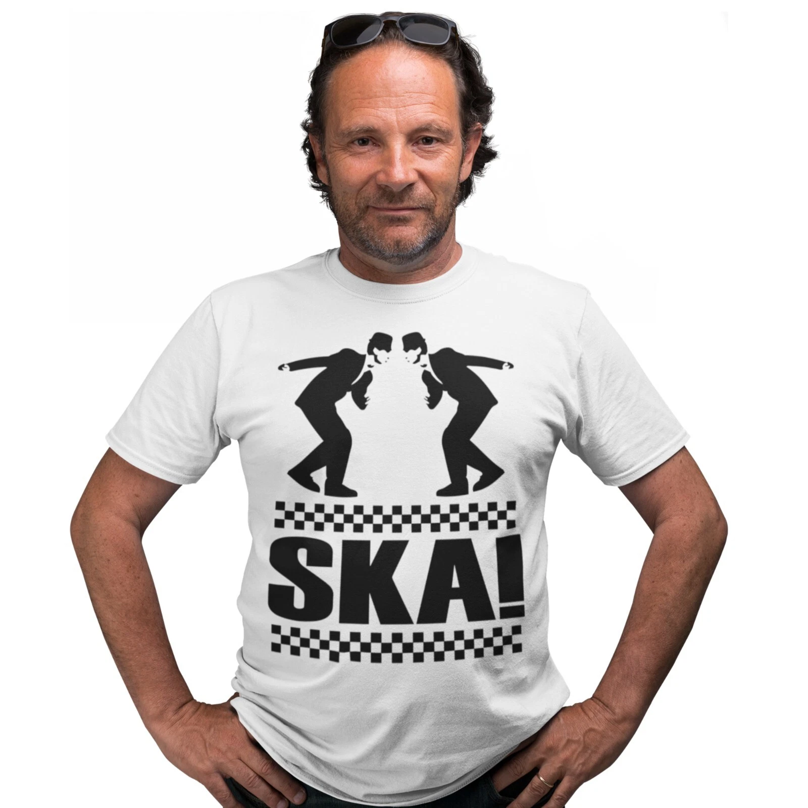 100% cotton tshirts men tee Ska Dance T-Shirt Skanking Dancing Ska Man ...