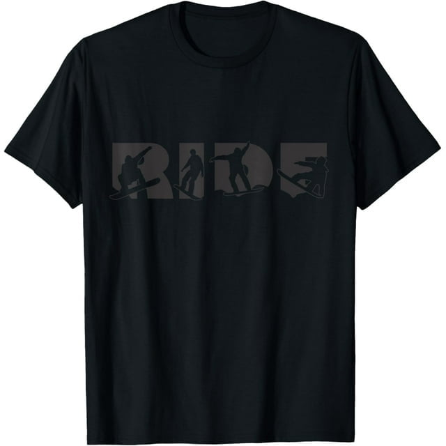 100% cotton tshirts men tee Snowboard, Ride Snowboard Snowboarding ...