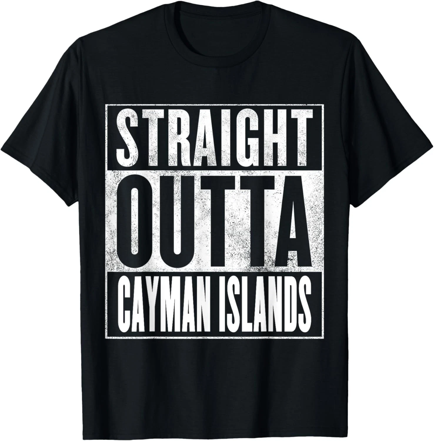 100% cotton tshirts men tee Straight Outta Cayman Islands T-Shirt ...