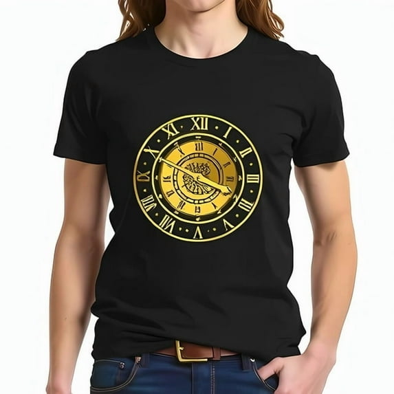 100% cotton tshirts men tee Stylish Black Cotton Short Sleeve T-Shirt ...