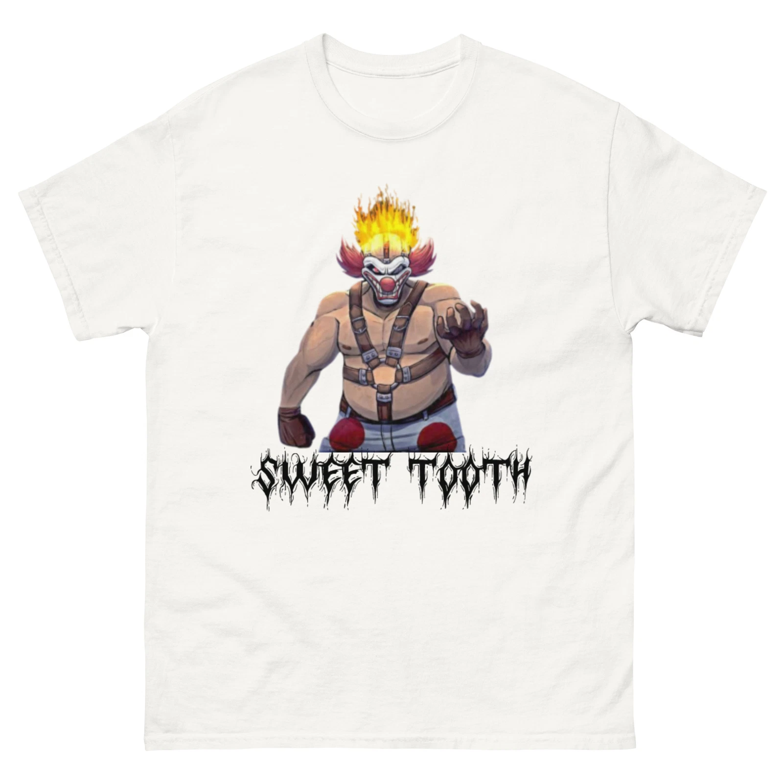 100% cotton tshirts men tee Sweet Tooth Twisted Metal Tee, Cool Gamer ...