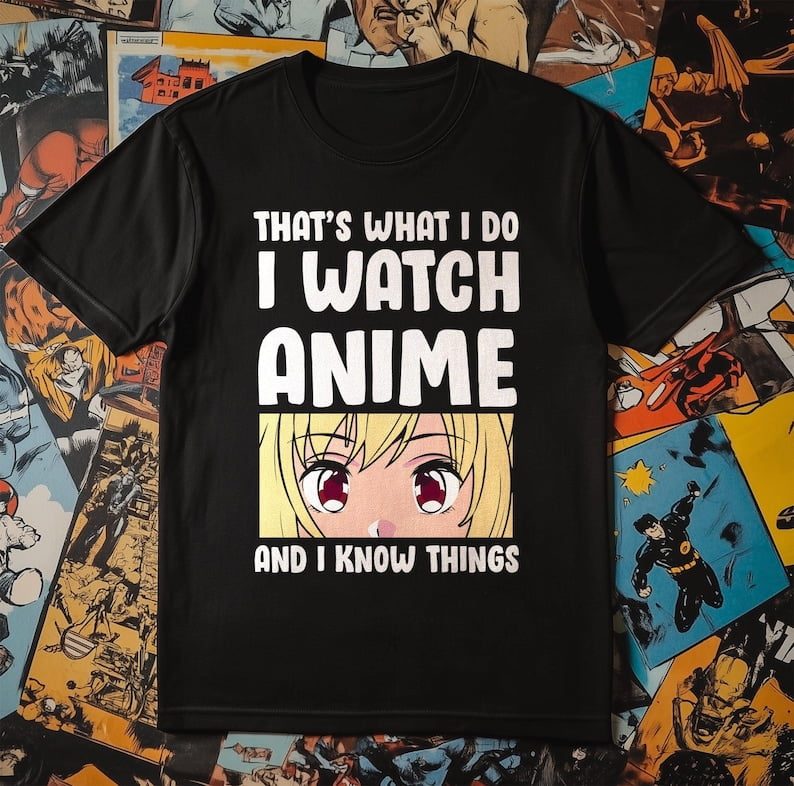 100% cotton tshirts men tee That's What I Do: T-Shirt Anime Tees For ...