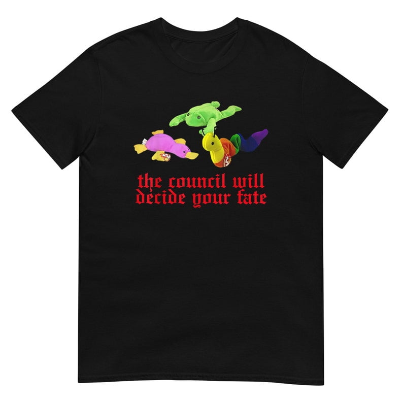 100% cotton tshirts men tee The Council Will Decide Your Fate Shirt ...