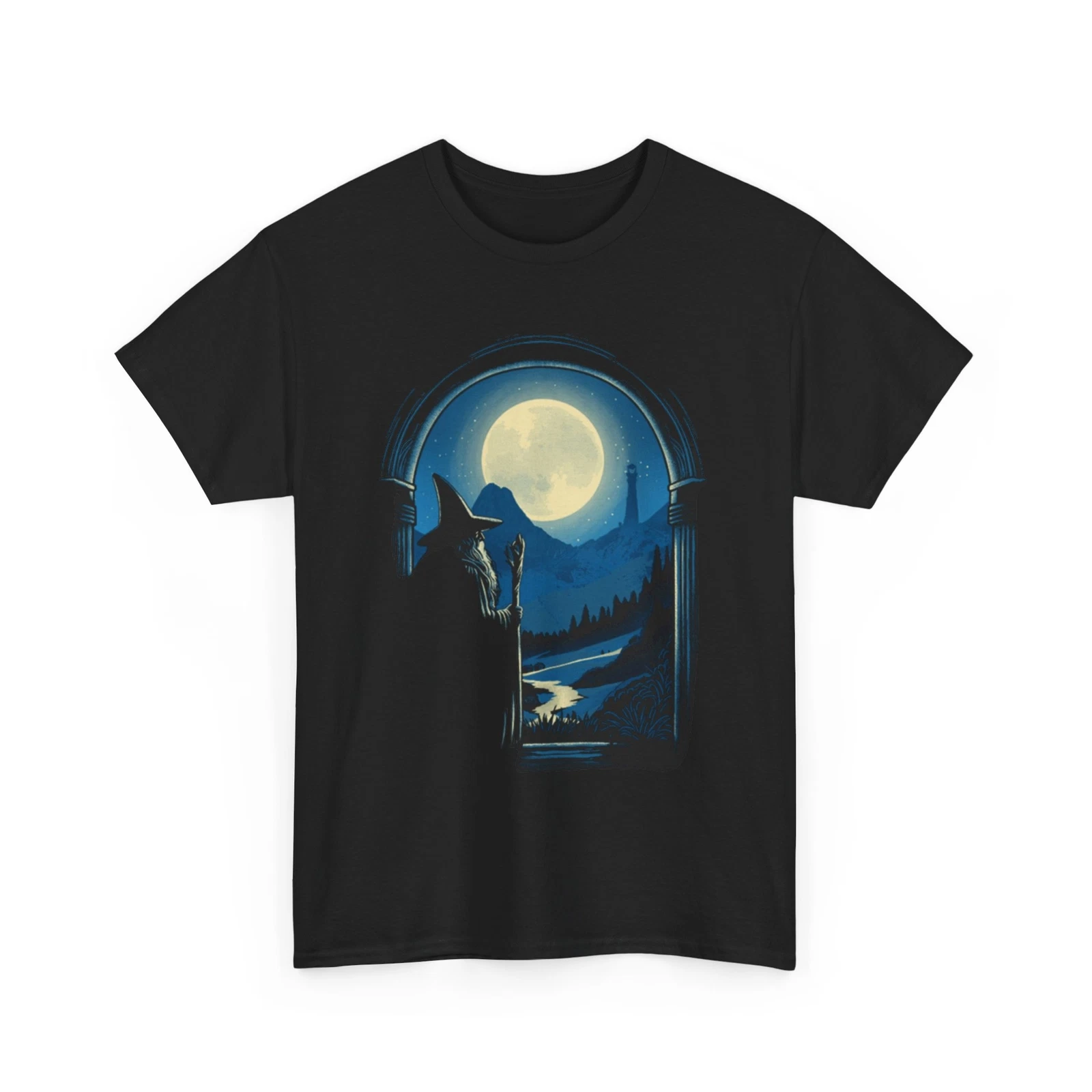 100% cotton tshirts men tee The Lord Of The Rings T-Shirt | Gandalf ...
