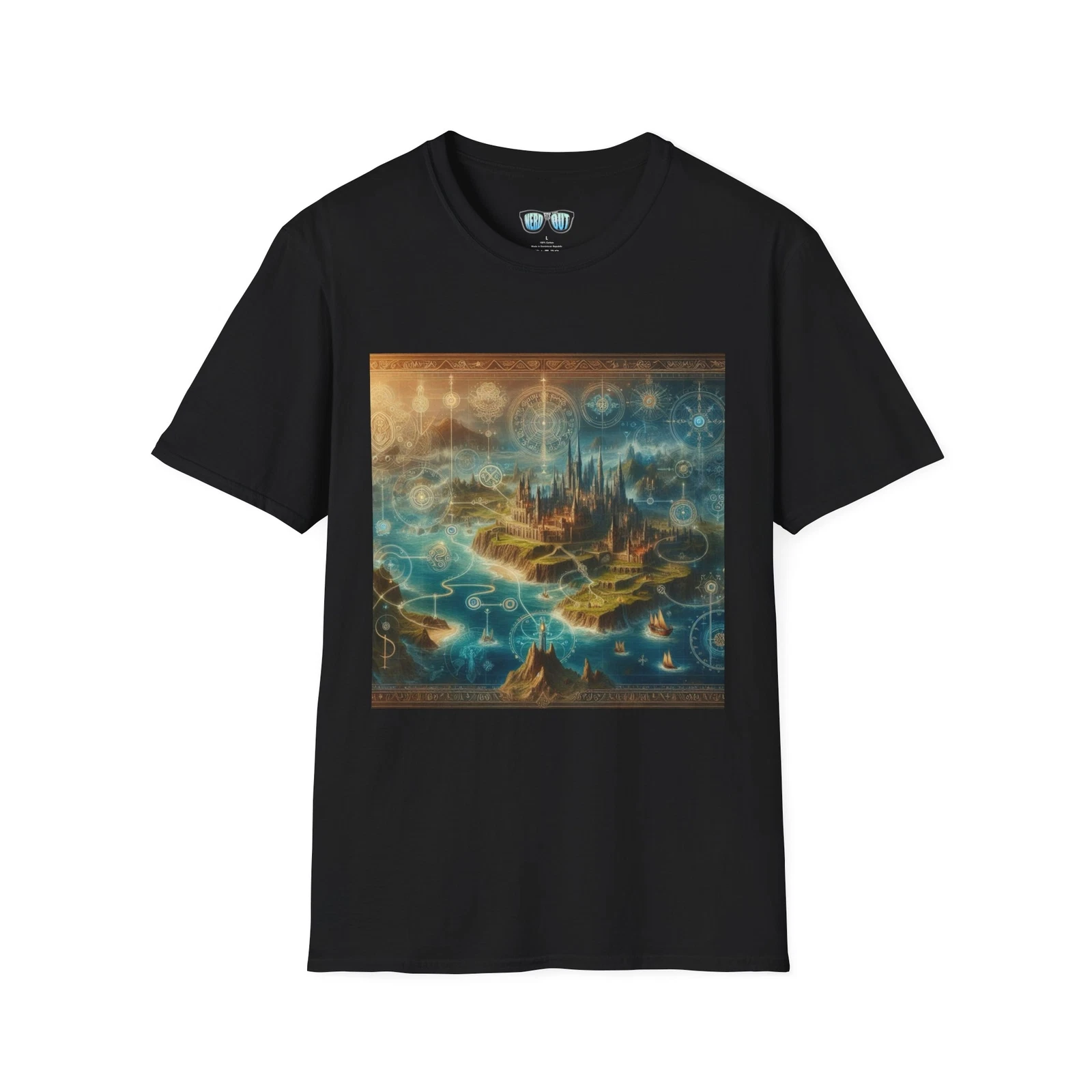100% cotton tshirts men tee Time Map Unisex Softstyle T-Shirt - Vintage ...