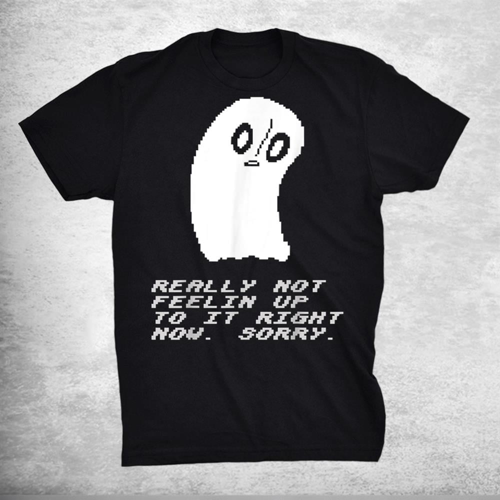 100% cotton tshirts men tee Undertales Napstablook Undertale Shirt ...