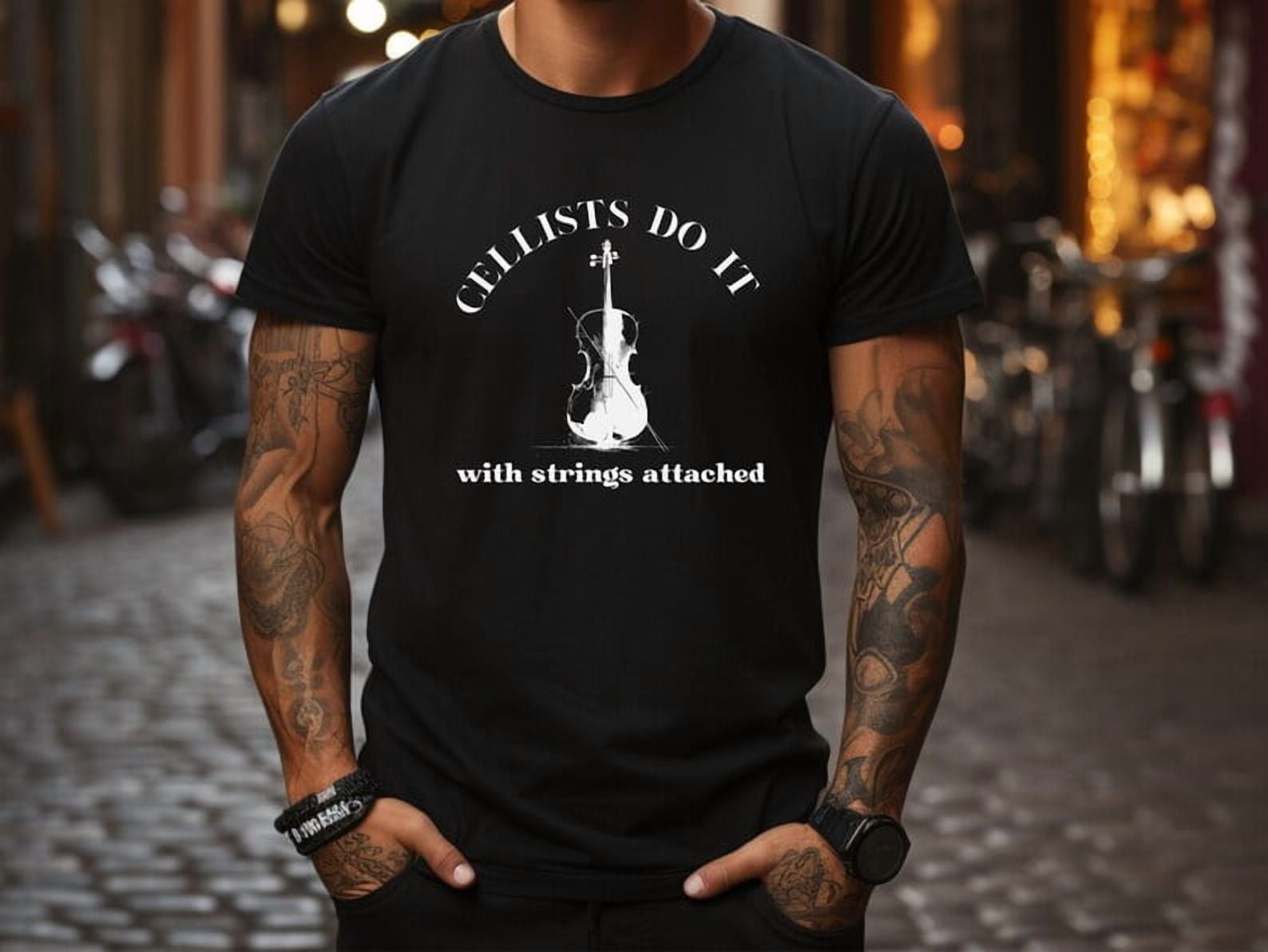 100% cotton tshirts men tee Unisex Cello Player Shirt - Unique Gift for ...
